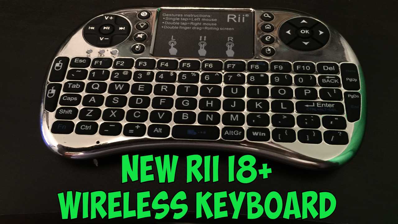 Rii MINI i8+ Backlit Wireless Keyboard Review – Android – PC – XBMC ...