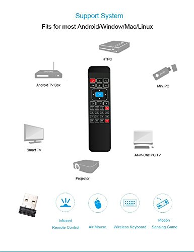 Wireless Backlight Air Mouse Keyboard â€“ P3 2.4G Motion Sensing Air ...